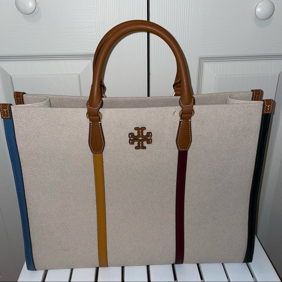 Tory Burch | Bags | Authentic Tory Burch Blake Canvas Jumbo Tote ...